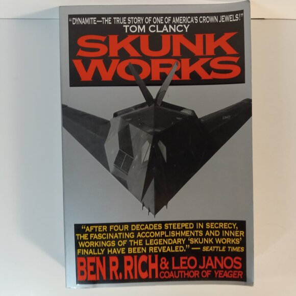 Art | Skunk Works Ben R Rich Leo Janos Memoir My Years At Lockheed Pb ...